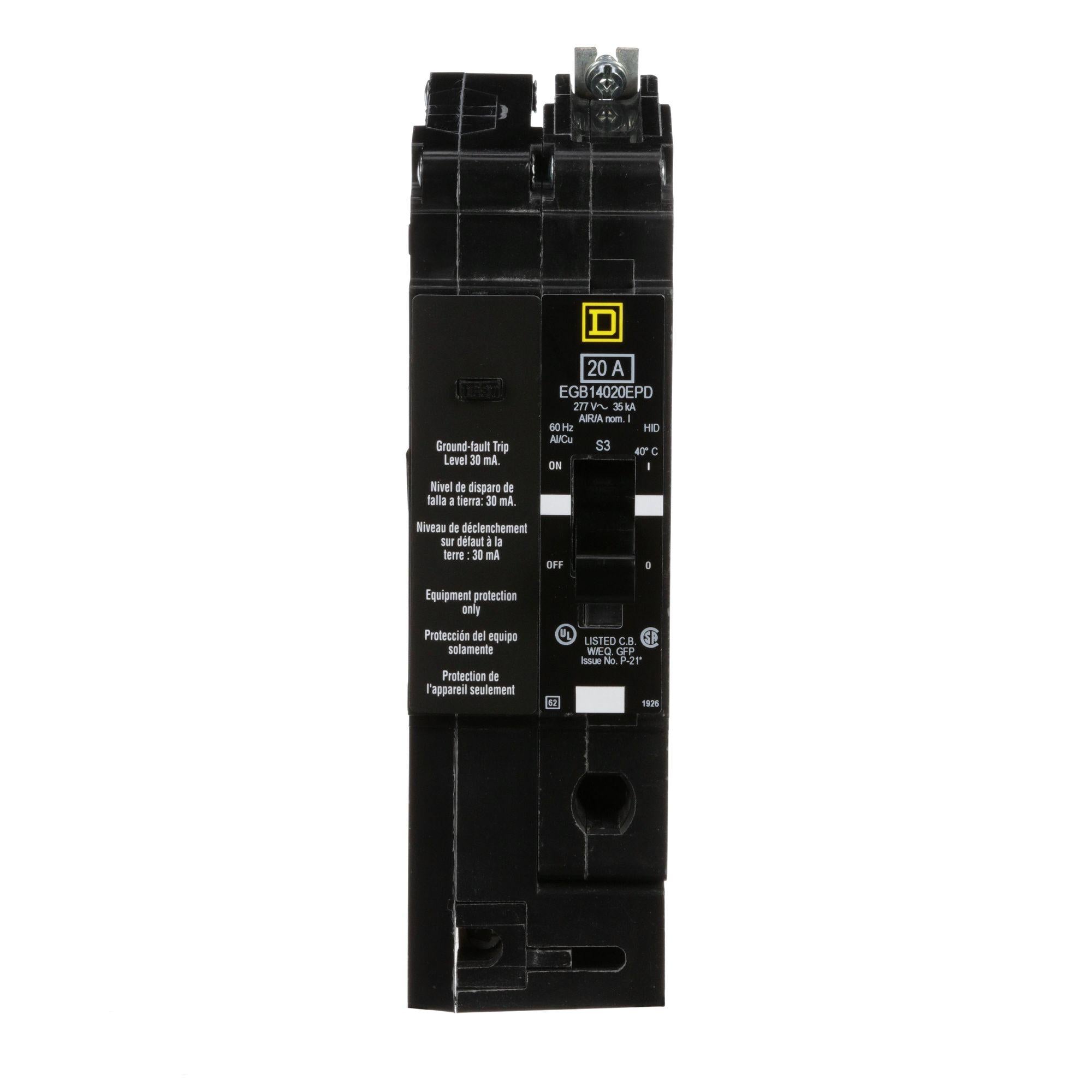 EGB14020EPD - Square D - Molded Case Circuit Breakers – Canada Breakers