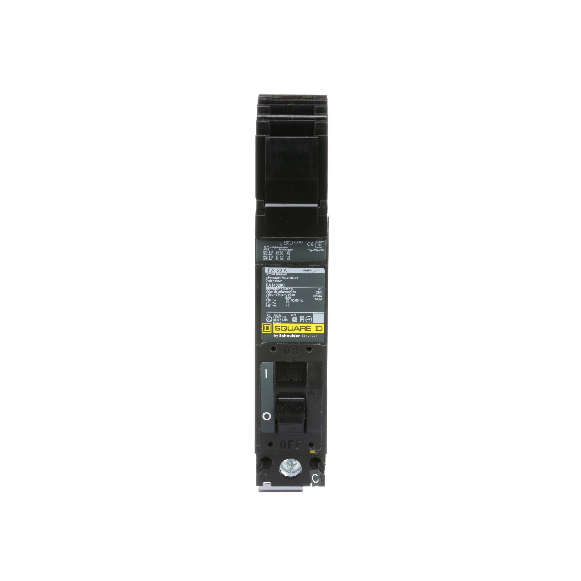 FA14020C - Square D - Molded Case Circuit Breakers – Canada Breakers