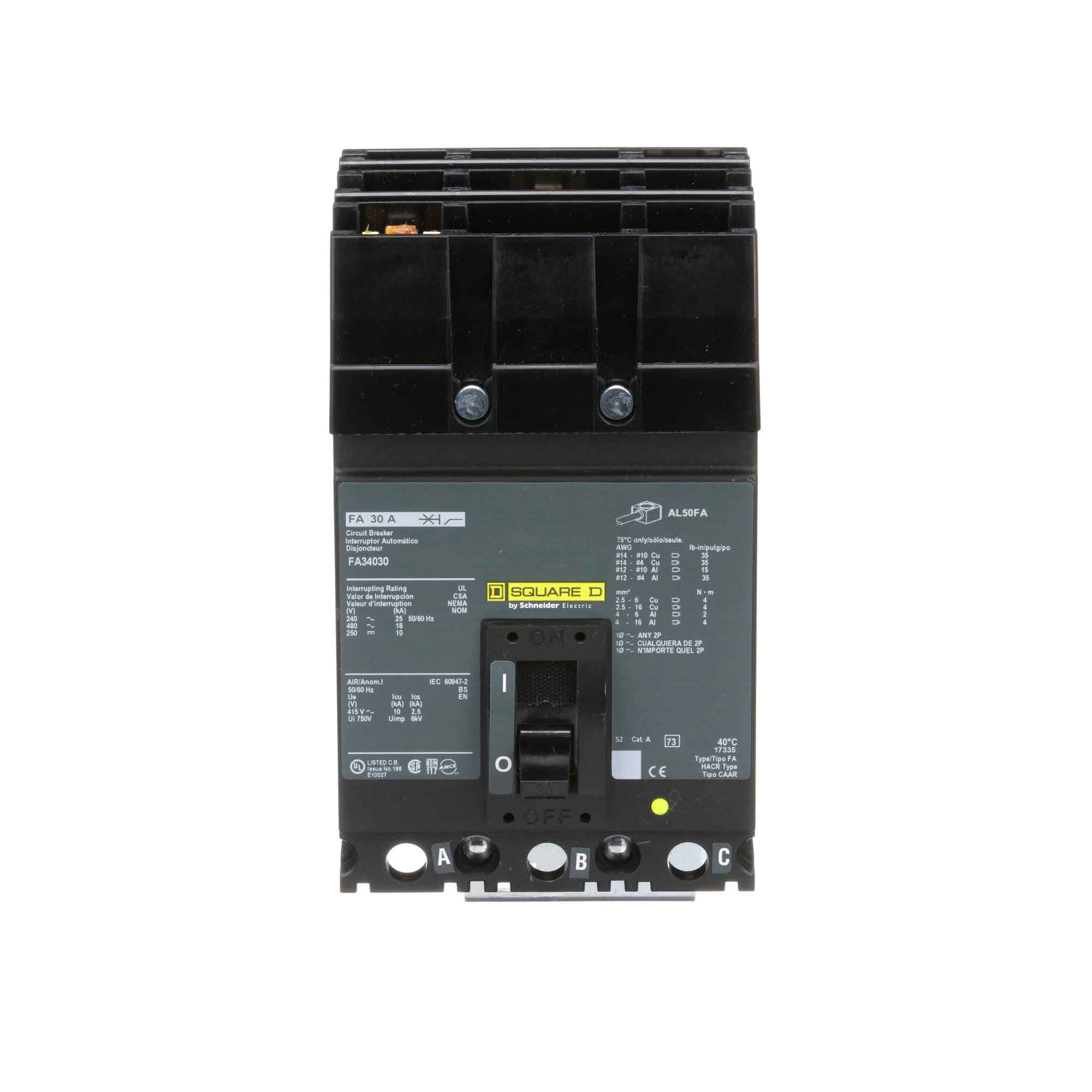 FA34030 - Square D - Molded Case Circuit Breakers – Canada Breakers