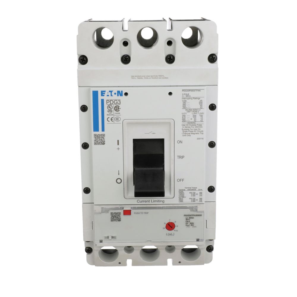 PDG33P0600TFAJ - Eaton - Molded Case Circuit Breakers – Canada Breakers