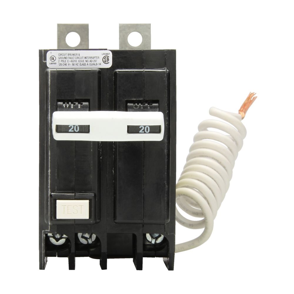 QBHGFT2015 - Eaton - 15 Amp Ground Fault Circuit Breaker – Canada Breakers