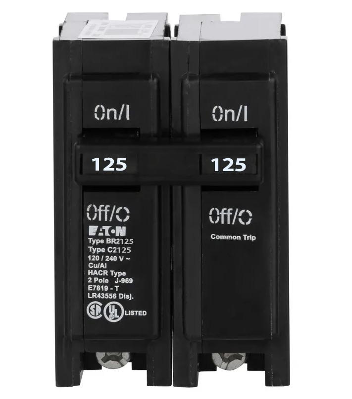BR2125 - Eaton - 125 Amp Circuit Breaker – Canada Breakers