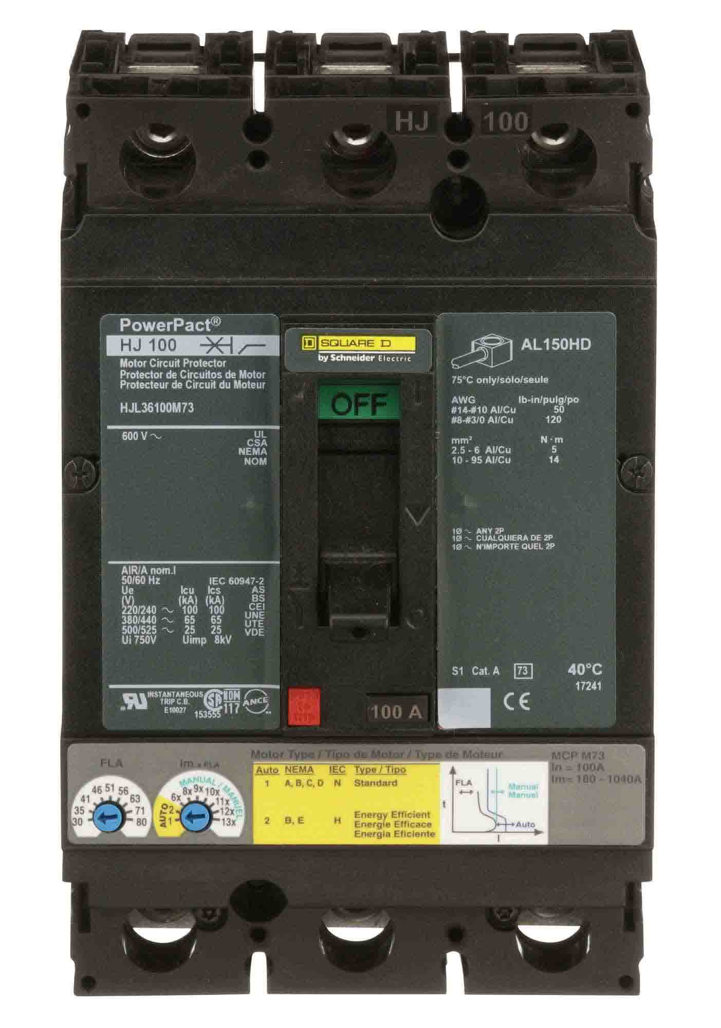 HJL36100M73 - Square D - Molded Case Circuit Breaker – Canada Breakers