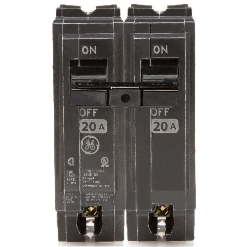 THQL2120 - GE - 20 Amp Circuit Breaker – Canada Breakers