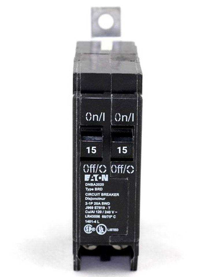 DNBA1515 - Eaton - 15 Amp Tandem Circuit Breaker – Canada Breakers