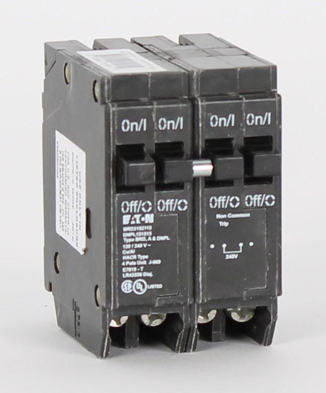 DNPL153015 - Eaton - 15/30/30/15 Quad Amp Circuit Breaker – Canada Breakers