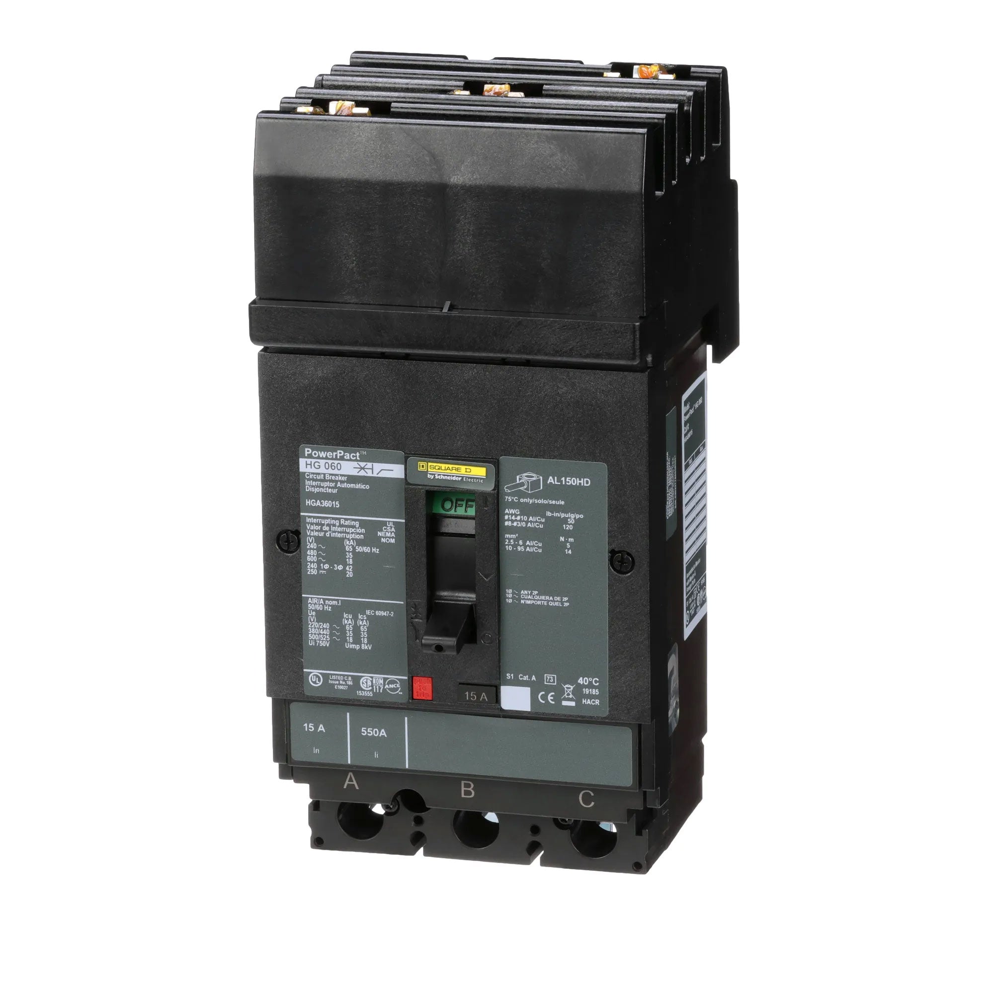 HGA36015 - Square D - Molded Case Circuit Breaker – Canada Breakers