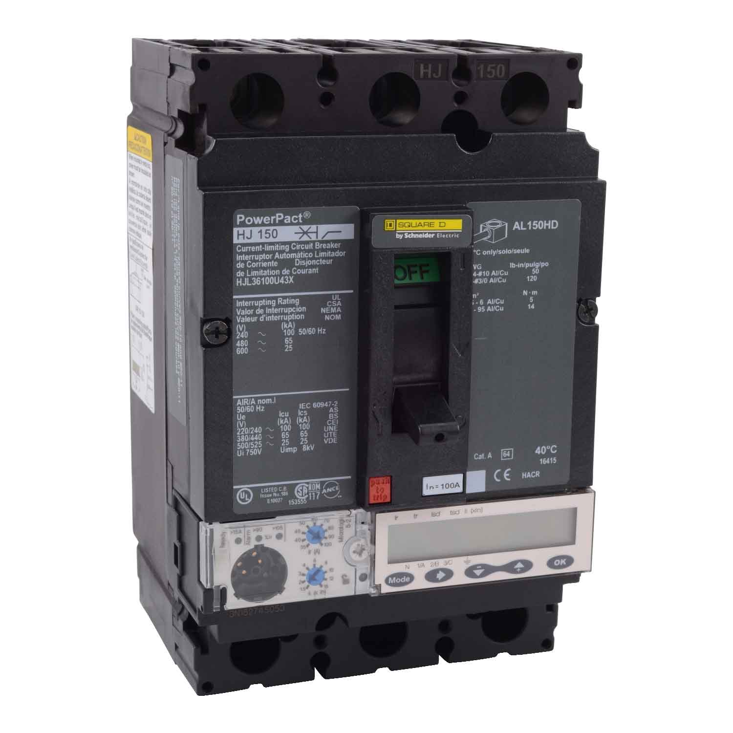 HJL36100U43X - Square D - Molded Case Circuit Breakers – Canada Breakers