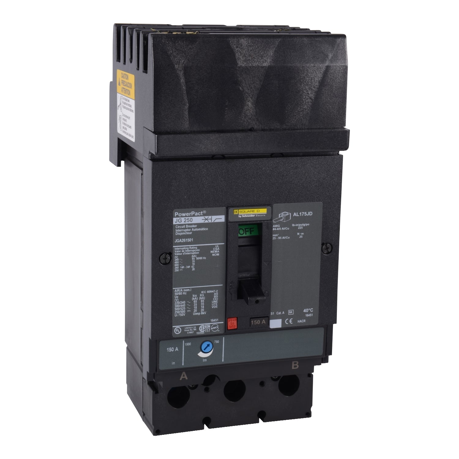 JGA262501 - Square D - Molded Case Circuit Breaker – Canada Breakers