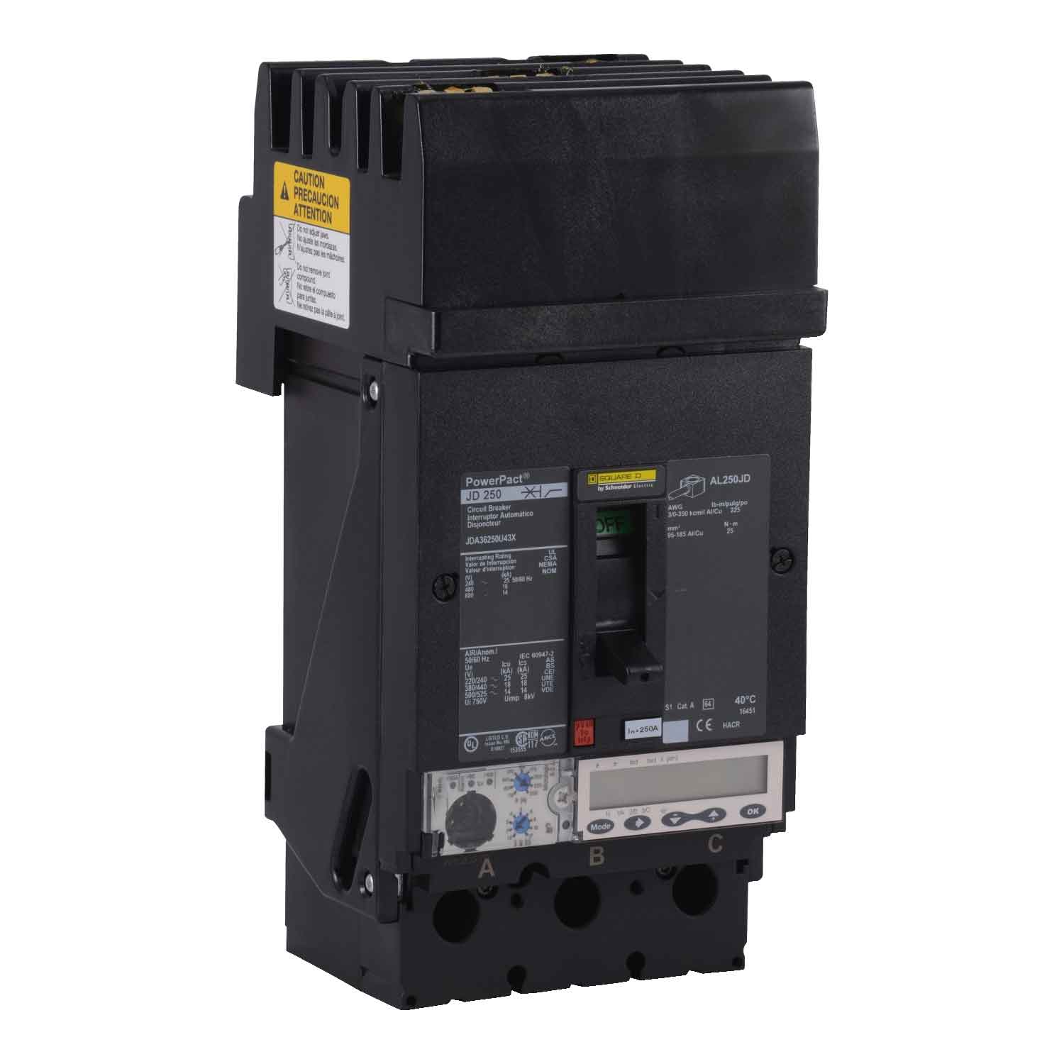 JLA36250U43X - Square D - Molded Case Circuit Breaker – Canada Breakers