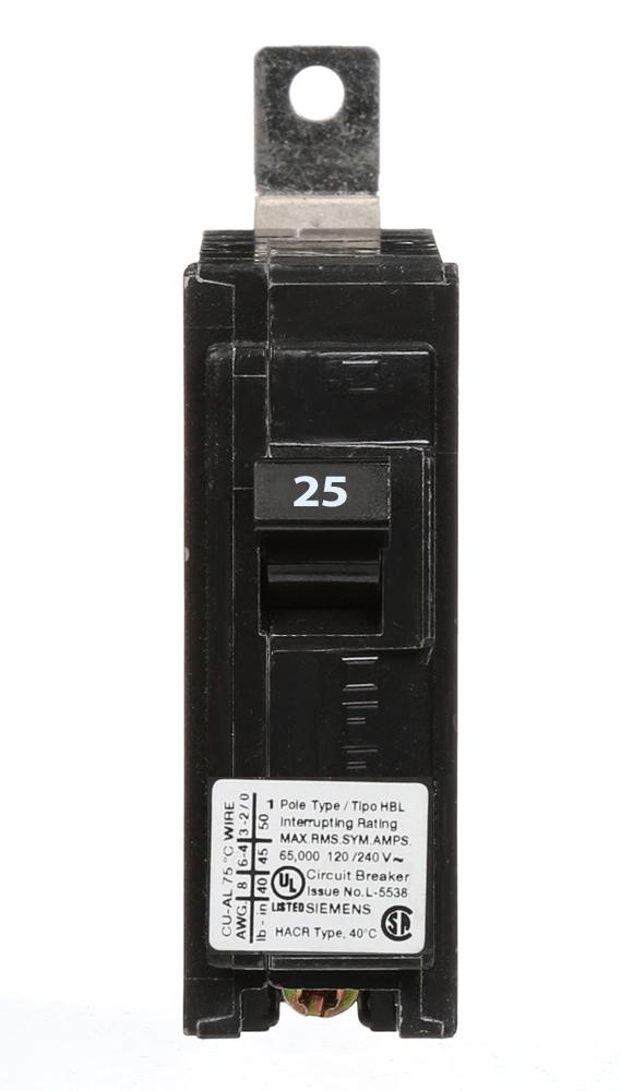 B125HH - Siemens - 25 Amp 22kA Circuit Breaker – Canada Breakers